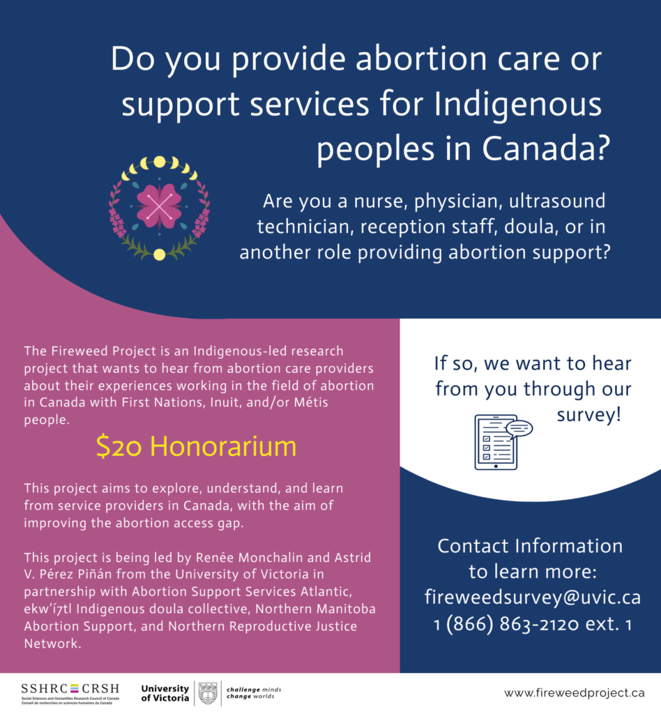 Call for Participants: The Fireweed Project – Northwestern Ontario Women's Centre