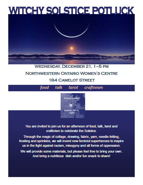 Craftivism – Northwestern Ontario Women's Centre