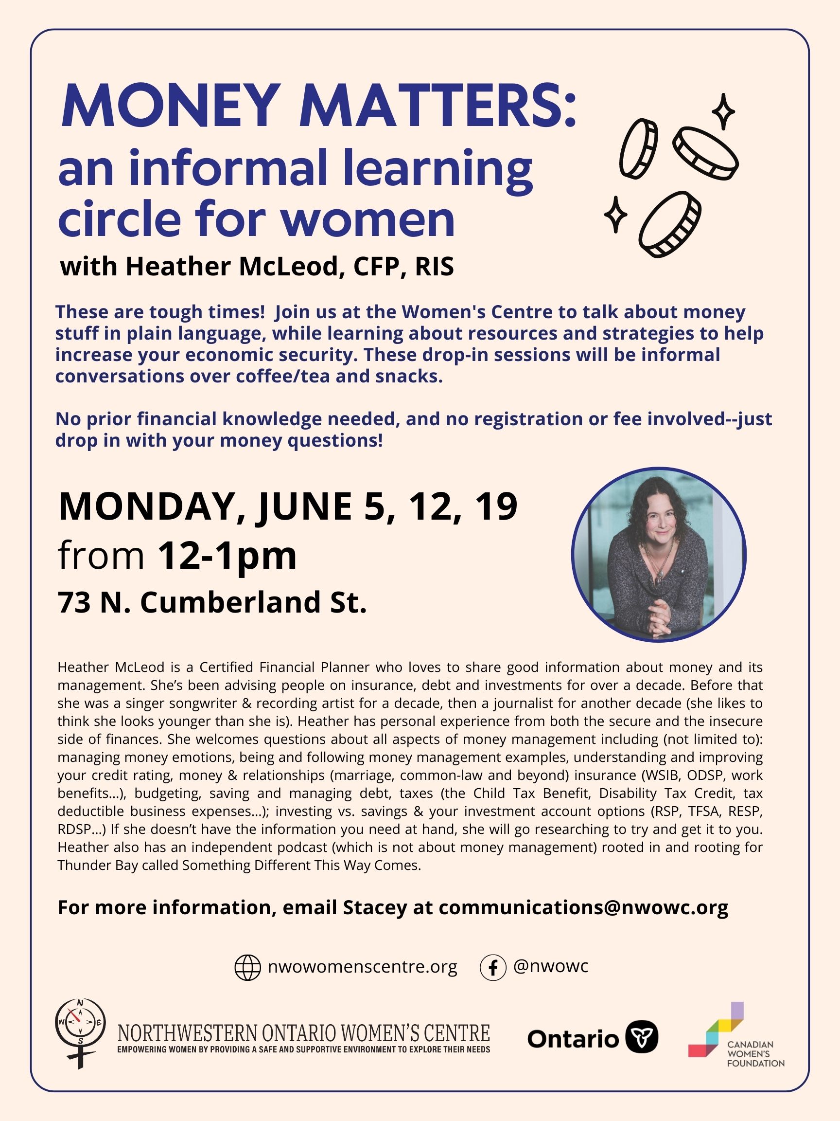 Upcoming Events – Northwestern Ontario Women's Centre