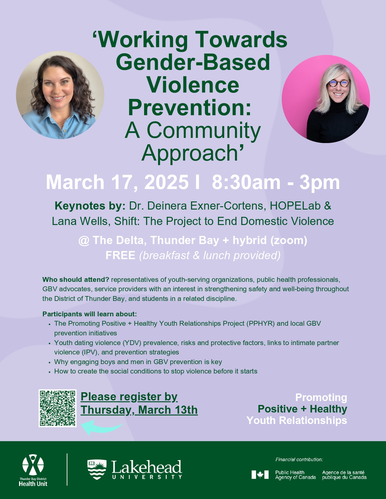 Upcoming Event: “Working Towards Gender-Based Violence Prevention ...